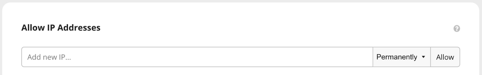 Whitelist an IP Address | Sucuri Docs